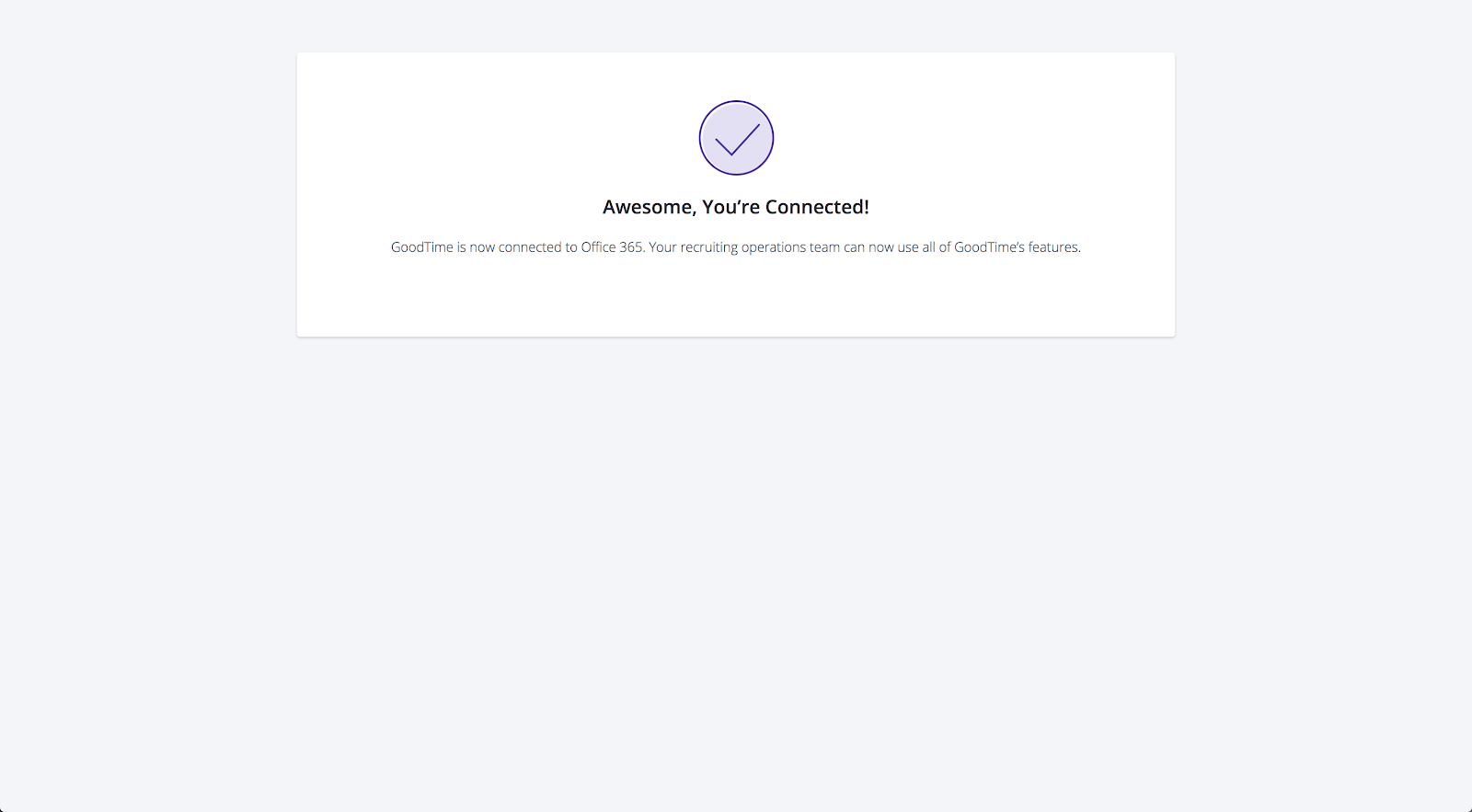 Office 365 Goodtime Integration Guide O365 Goodtime Support
