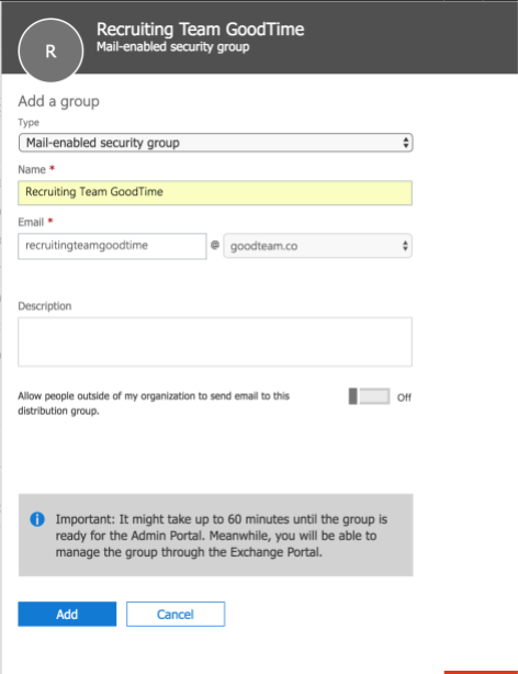 Office 365 + GoodTime Integration Guide (O365) – GoodTime Support