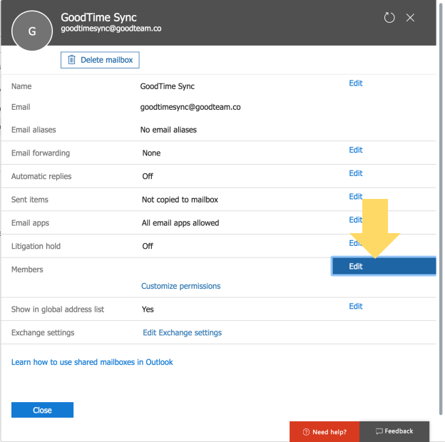 Office 365 + GoodTime Integration Guide (O365) – GoodTime Support