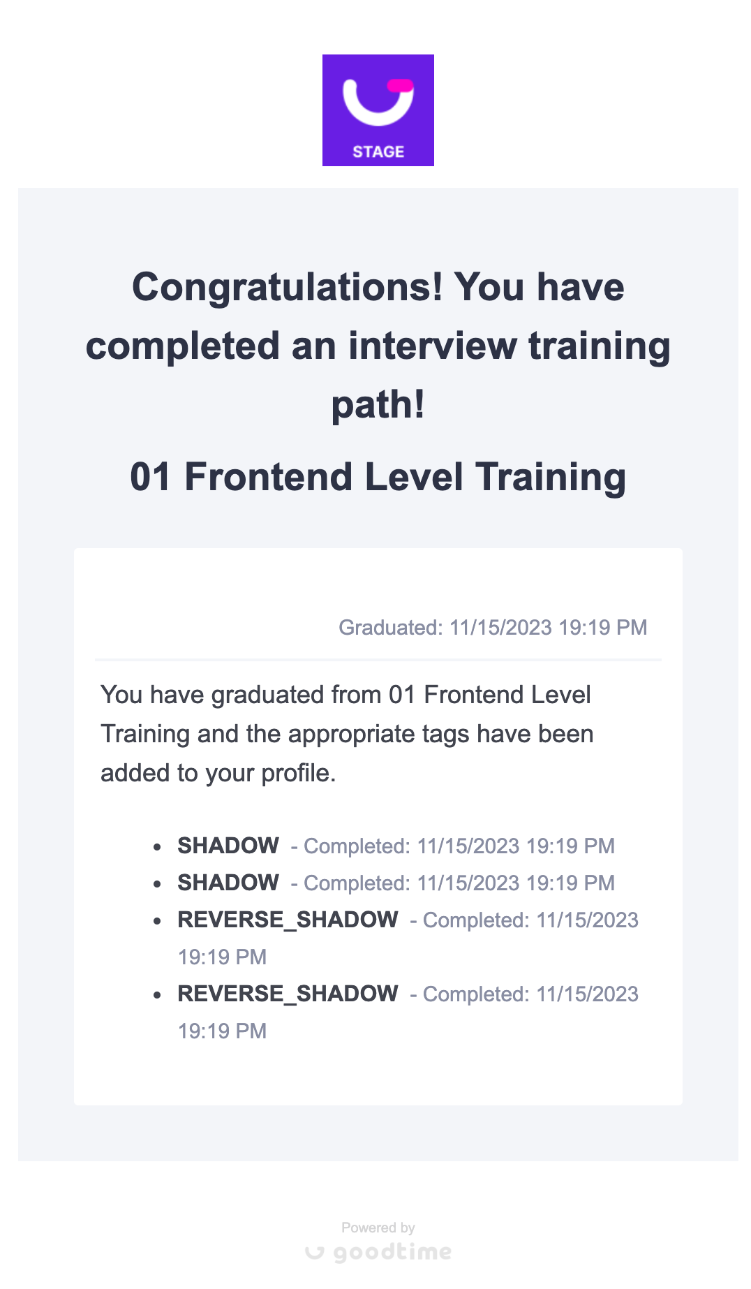 Interviewer Training - FAQs – GoodTime Support Interviewer Training - FAQs – GoodTime Support