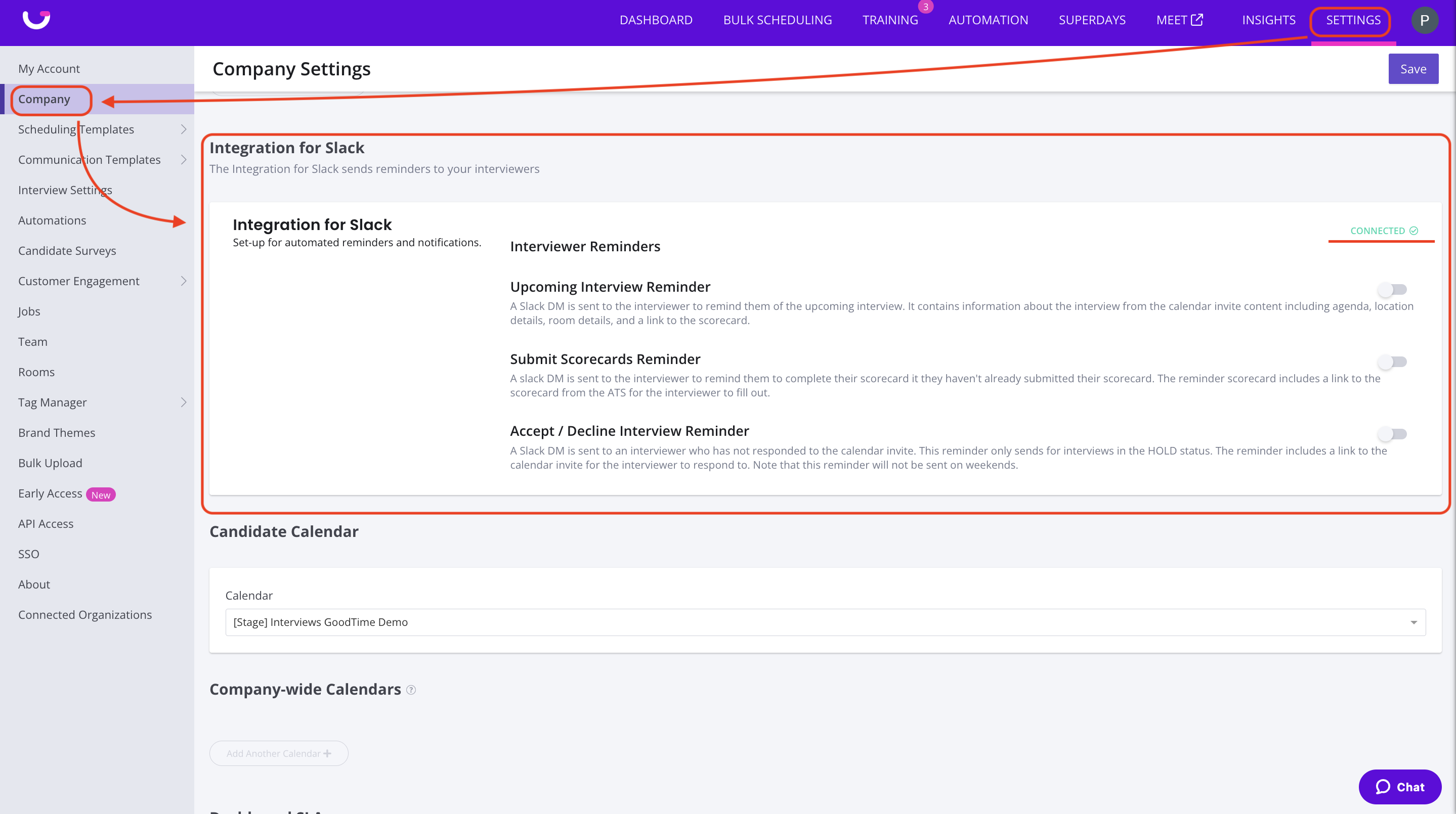 GoodTime's Integration for Slack – GoodTime Support